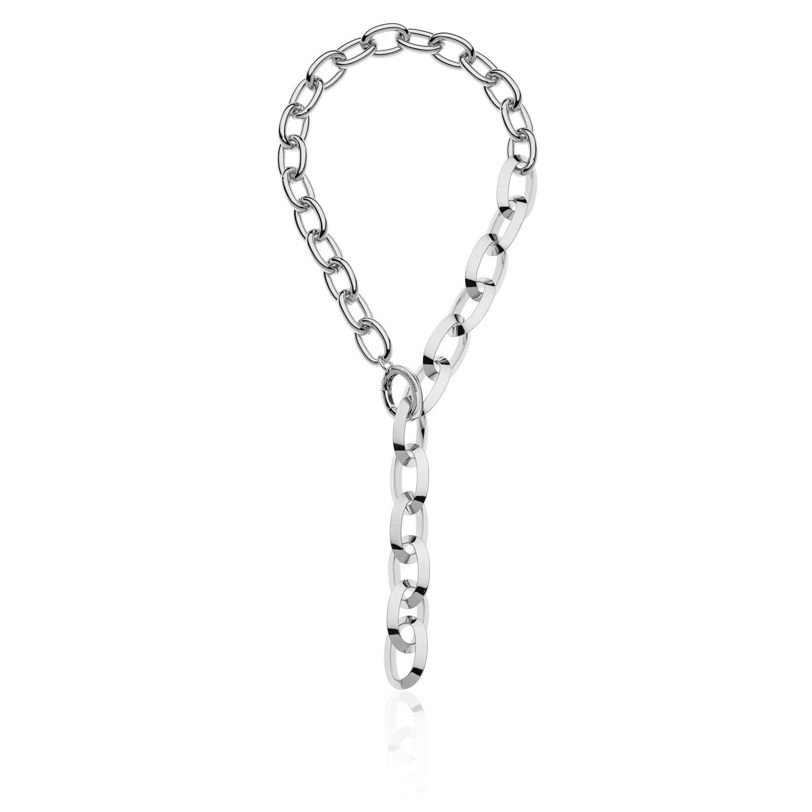 Collana Unoaerre con maglie ovali e triangolari | Gioielleria Calestini Collana Unoaerre con maglie ovali e triangolari | Gioielleria Calestini
